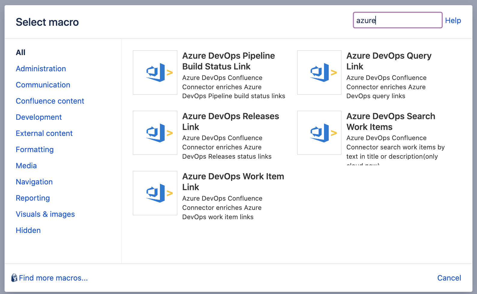 Azure DevOps Confluence Connector (Server & Data Center)