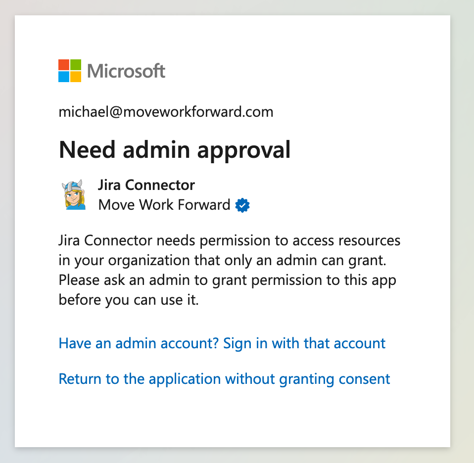 Admin resources: Microsoft Teams Jira Connector - Getting started