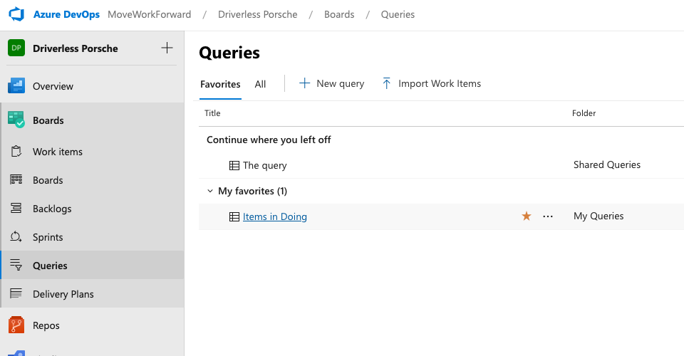 How To Add A Microsoft Azure Devops Work Item Saved Search Query To A Confluence Document 