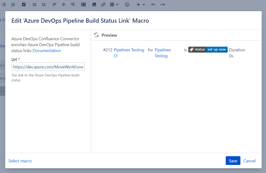 How To Create An Azure Devops Pipeline Build Status Link Macro