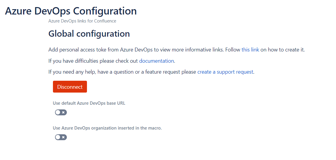 How To Connectdisconnect Azure Devops Confluence Connector With Your Azure Devops Instance