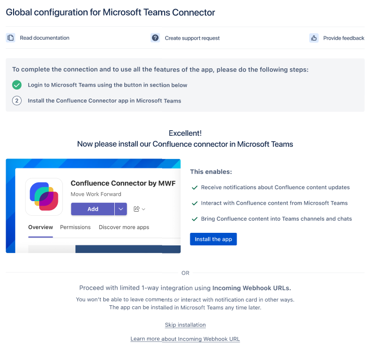 Get started guide for Confluence administrator