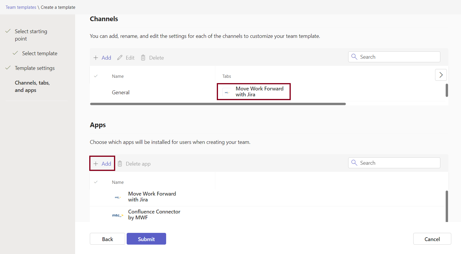 How To Add Move Work Forward With Jira App To All New Teams Automatically