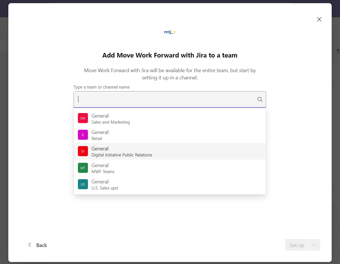 How to add Jira bot to the Microsoft Teams channel?