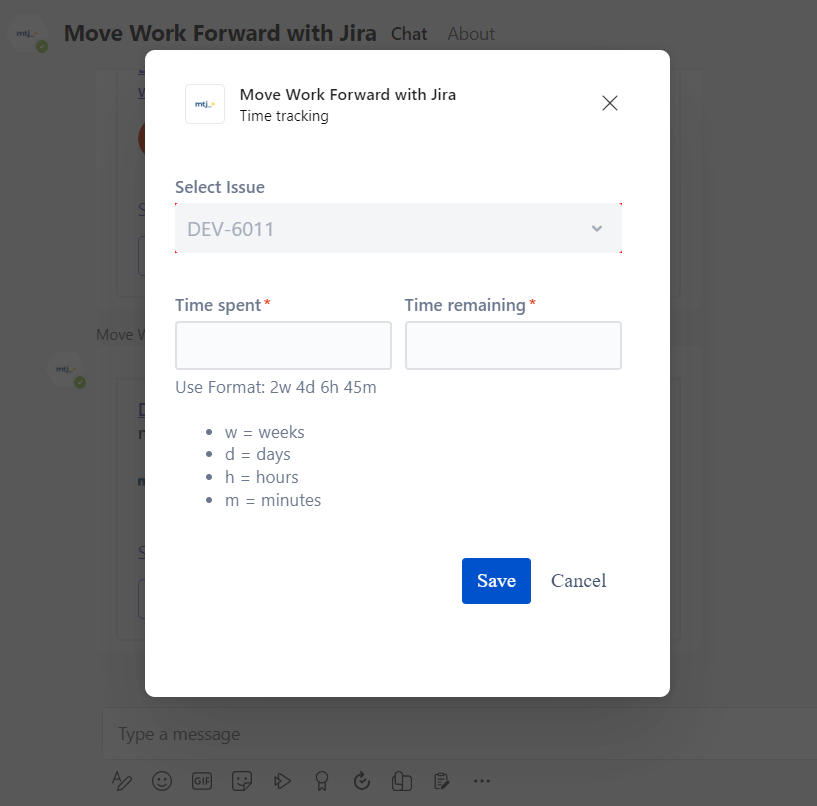 How to log work time from Microsoft Teams?