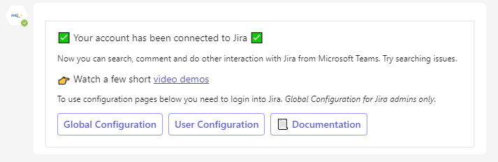 How to connect Jira and Microsoft Teams personal accounts? How to connect Jira and Microsoft Teams personal accounts?