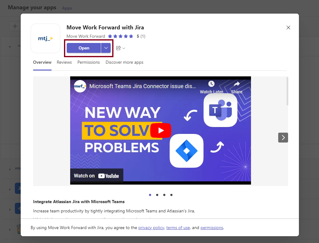 Connect Jira with Microsoft Teams