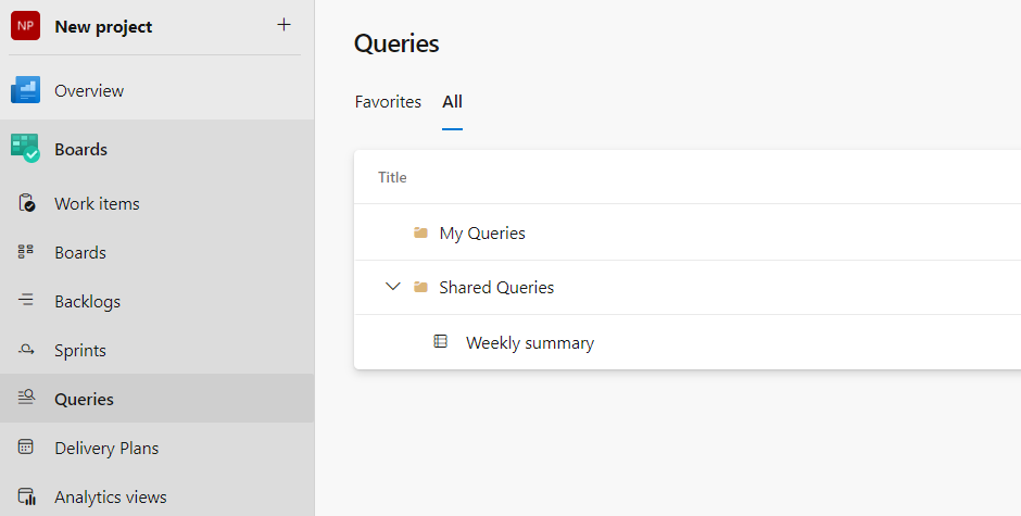 How to get the proper URL to the Azure DevOps query?
