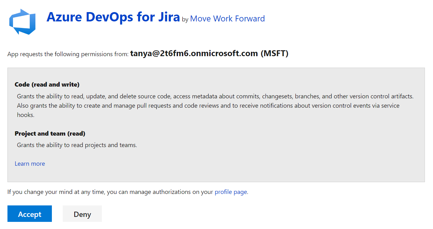 How to create Azure DevOps branch from Jira?
