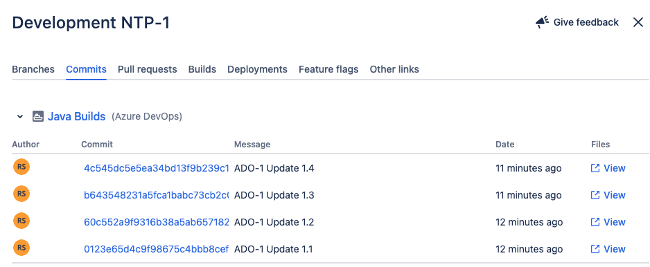 How to link development information if the Jira issue key was changed