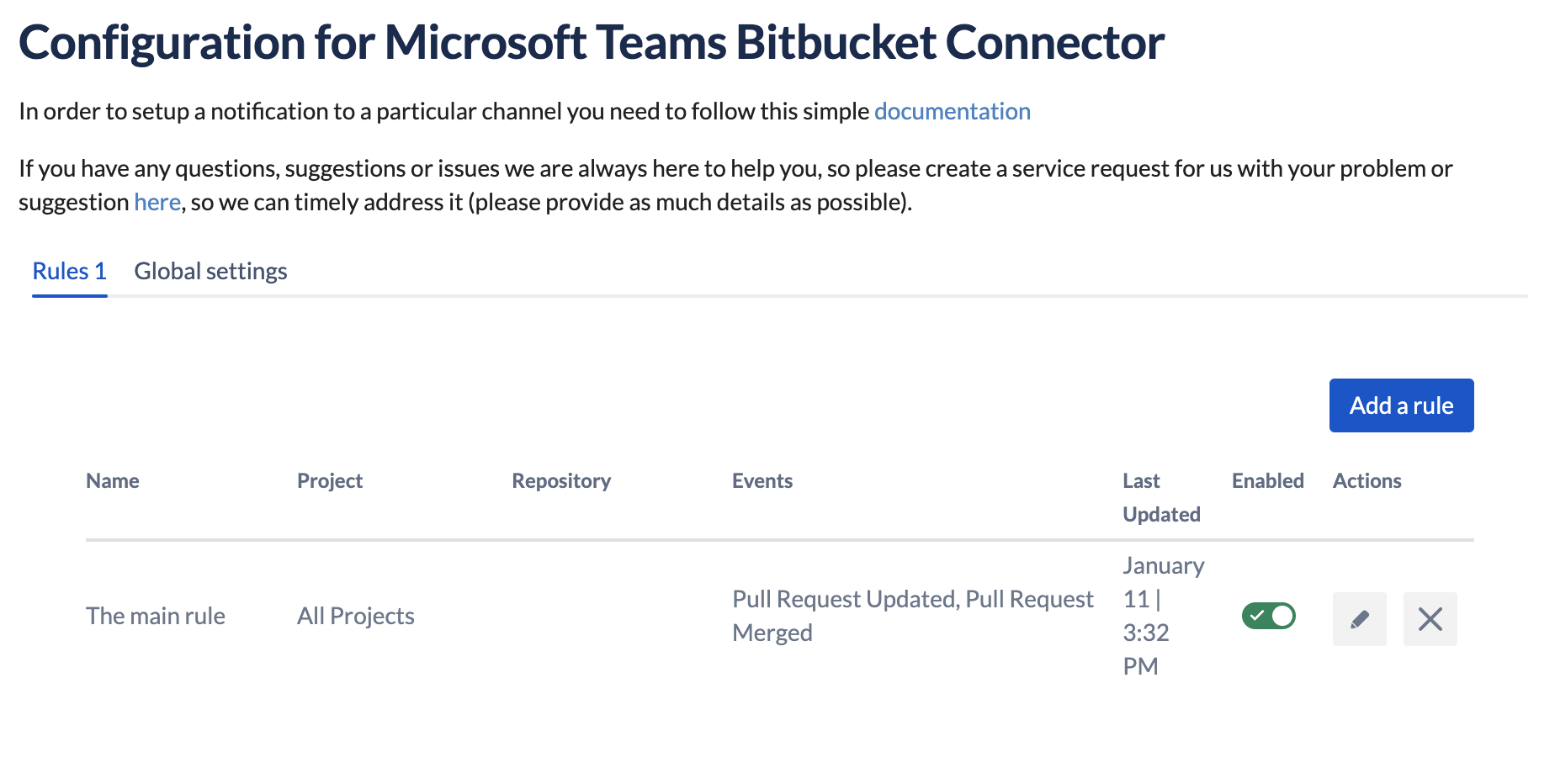 Microsoft Teams Bitbucket Connector (Server and Data Center)